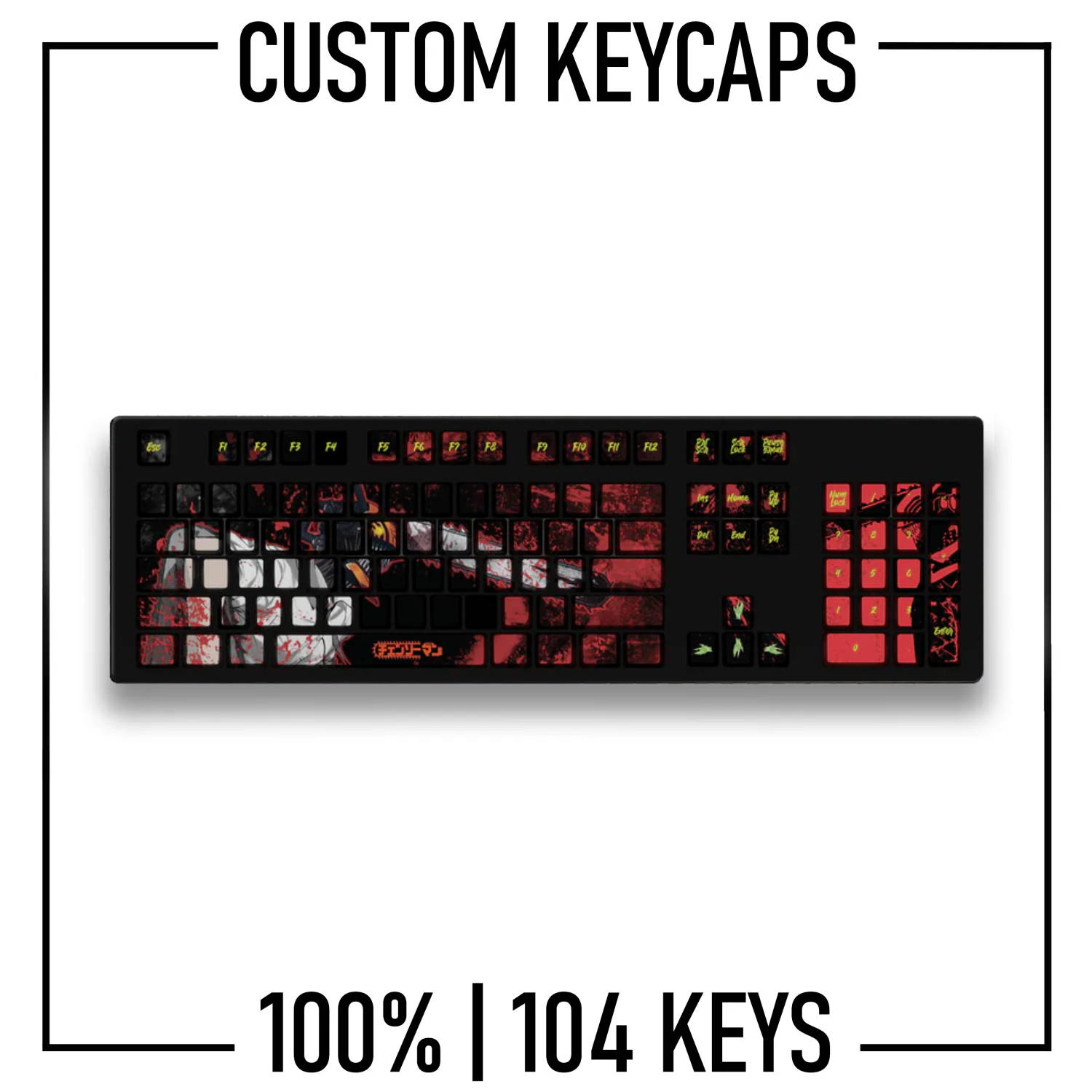 100% Custom Keyboard ( ANSI | 108 Keys ) – Goblintechkeys